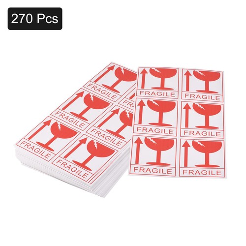 Fragile with Broken Glass Safe Handling Stickers for Shipping 270 pcs ...