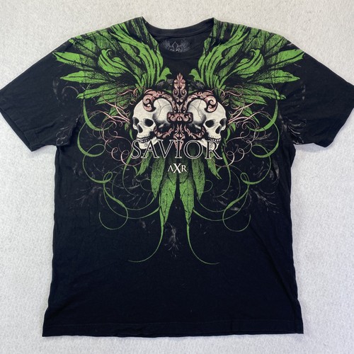 Xzavier Unlimited Shirt Mens XL XAR Skulls Y2K Graphic Tee Grunge ...