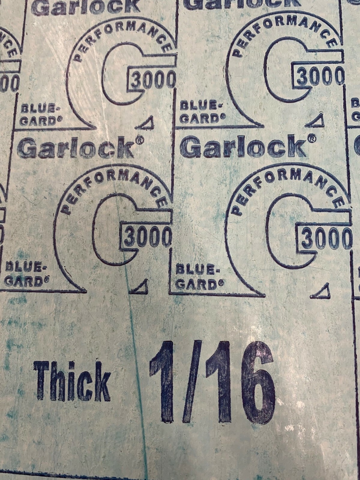 Garlock 3000 Gasket Material 1/16" 210mm x 148mm sheet | eBay