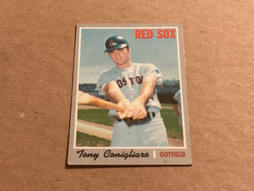 1970 Topps Baseball Card Set Break #340 Tony Conigliaro - EX - Lite ...