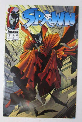 Spawn #3 1992 [NM] High Grade 1st Print 1st Cyan Fitzgerald (Black ...