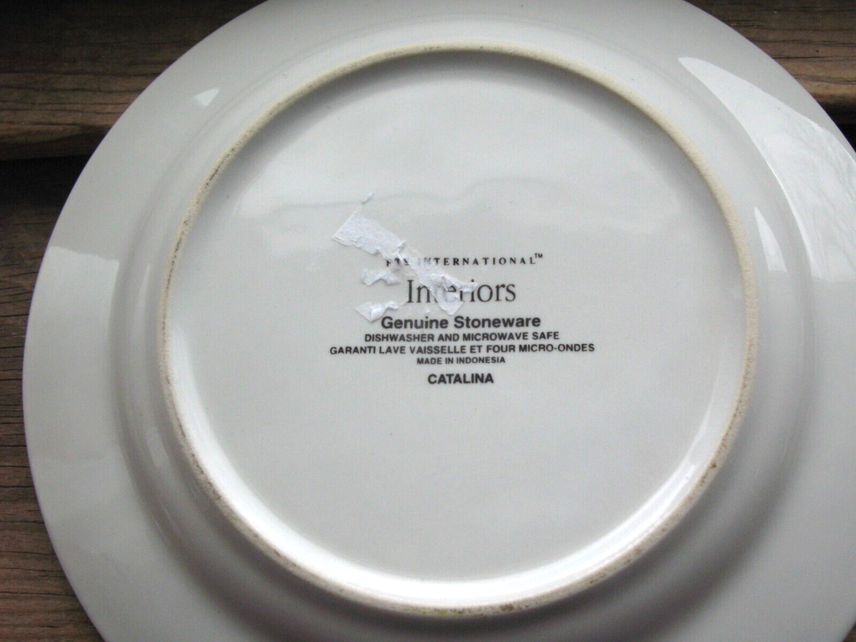 PTS INTERNATIONAL INTERIORS CATALINA SALAD PLATE - 8 1/8" SO25 | eBay