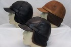 100% Sheepskin Shearling Leather Fur Elmer Fudd Captain Trapper Aviator ...