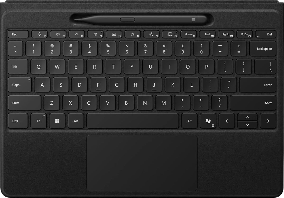 Microsoft Surface Pro Flex Keyboard Slim Pen Bundle 2-in-1 Alcantara ...
