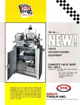 Sioux Model 680 Valve Grinder Flier | eBay