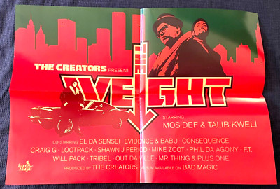 MOS DEF TALIB KWELI THE CREATORS RARE 2000 WEIGHT LP CD PROMO POSTER ...