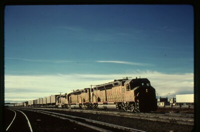 Railroad Slide - Union Pacific #6916 DD40 Locomotive 1977 Cheyenne ...