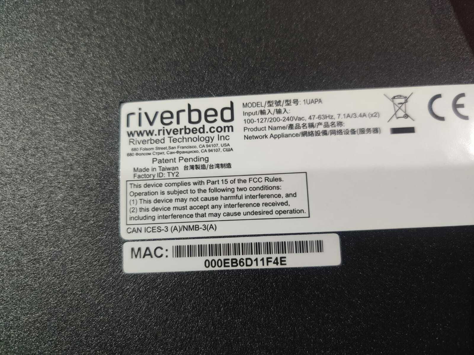 Riverbed SteelHead CX3080 B010 1U CXA-03080-B or CXA-3080 | eBay
