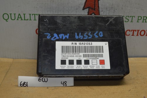 2007-2011 GMC Acadia Body Control Module 15921353 BCM Unit 48-6B1 | eBay