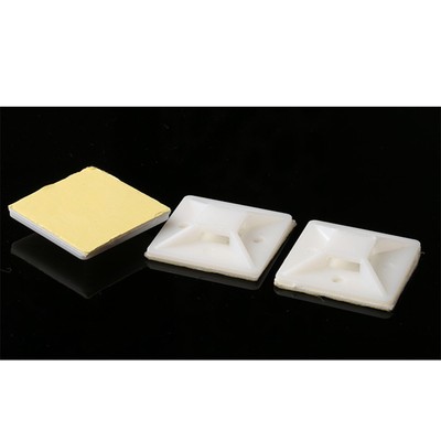500 PCS Cord Organizer for Desk Zip Tie Holder Adhesive Backed Bases ...
