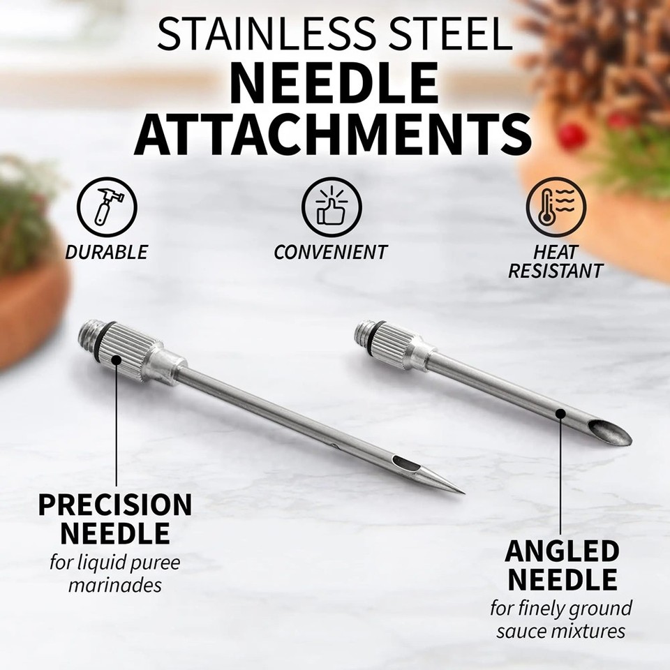 Turkey Baster for Cooking Food Grade Metal Turkey Baster Syringe Meat ...