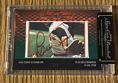Luis Tiant 2013 Tristar Signa Cuts Honors Autograph #1/5 - Boston Red ...