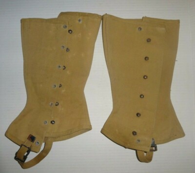 PAIR OF WORLD WAR 2 ERA CANVAS BOOT COVERS | eBay