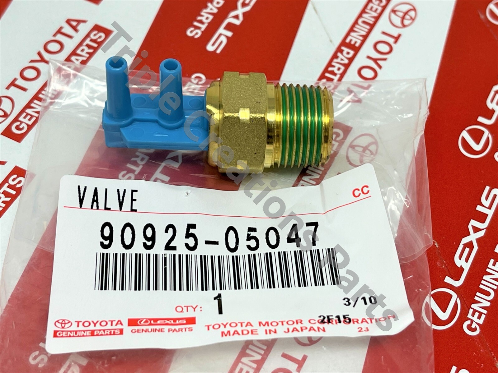 Genuine Toyota 4Runner Celica Bimetal Vacuum Switching Valve 90925 ...