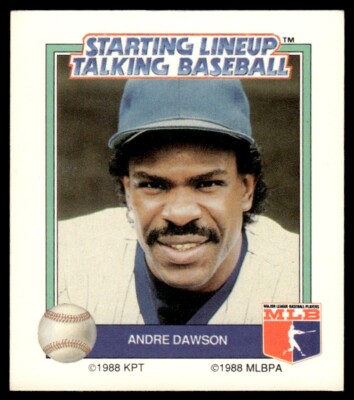1988 STARTING LINEUP TALKING BASEBALL ANDRE DAWSON CHICAGO CUBS KPT | eBay