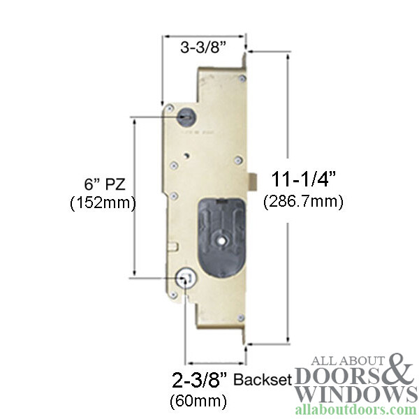 Peachtree Mortise Lock IPD French Mortise Lock Right Hand Single Point ...