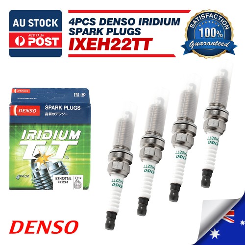 OEM DENSO IXEH22TT Iridium TT Spark Plug X4 for Nissan 350Z VQ35HR ...
