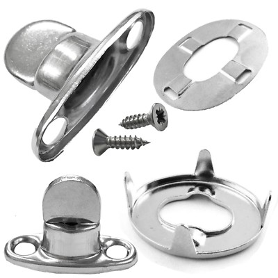 A4 MARINE GRADE STAINLESS STEEL BOAT SAIL CANOPY COVER TURNBUTTON ...