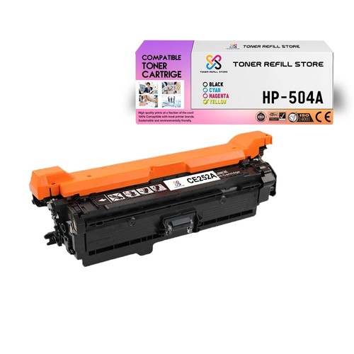 TRS 504A CE252A Yellow Compatible for HP LaserJet CP3520 CP3525 Toner ...