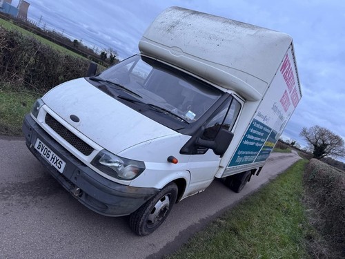 Ford Transit van 2.4D Luton body with tail lift | eBay