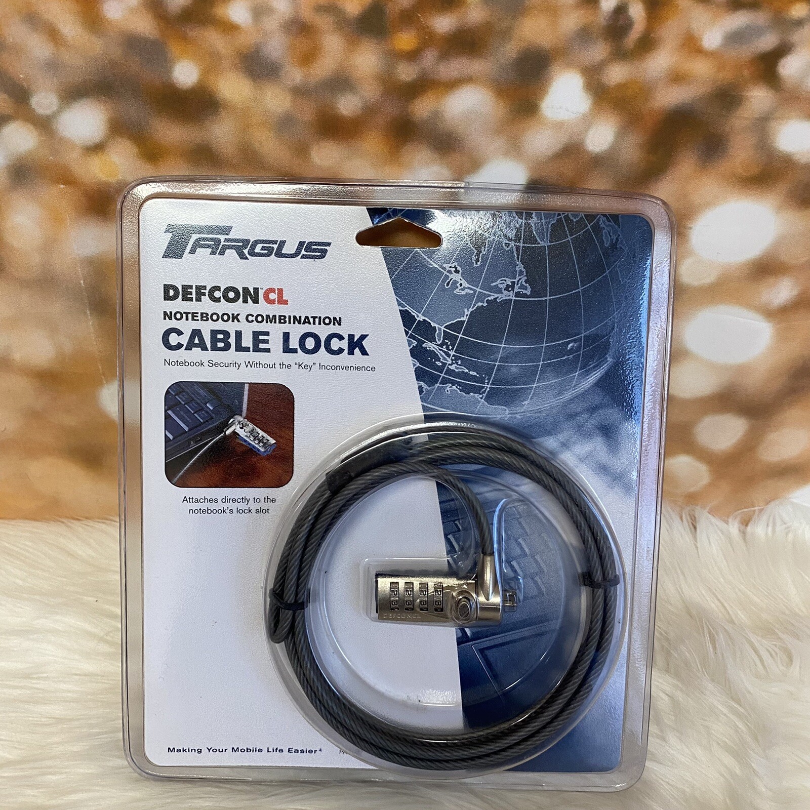 Targus DEFCON CL Laptop Cable Lock PA410U Notebook Security | eBay