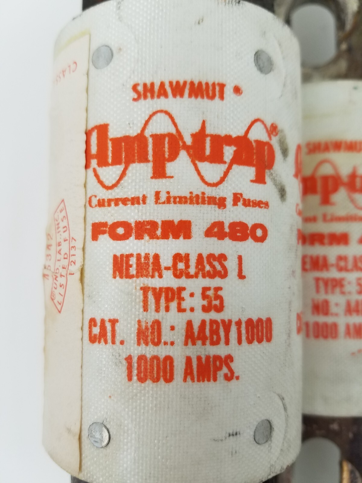 Lot of 3 A4BY1000 Shawmut Amp-Trap 1000 Amp Fuse Class L 600V *Next Day ...