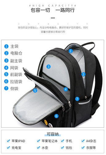 Splatoon 3 canvas Backpack School bag 3 layer laptop travel bags ...