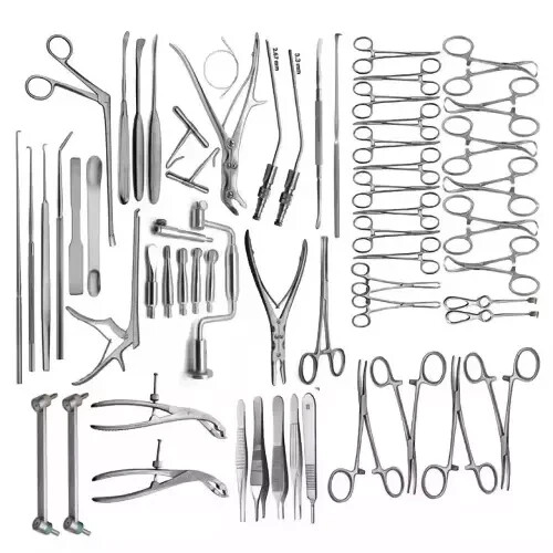 NeuroSurgery Instruments Set Of 65PCS German Stainless Steel Surgical ...