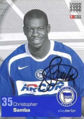 Ak 879 Christopher Samba Sapna Bsc Berlin | eBay