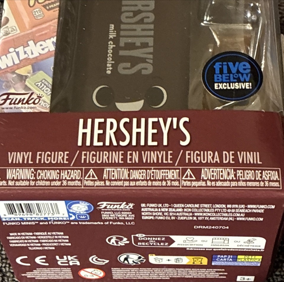 Funko Minis: Hershey's Milk Chocolate Bar Five Below (Exclusive) New ...