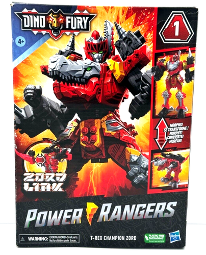 DINO FURY 1 Power Ranger Zord Link T-Rex Champion Zord UNOPENED NEW in ...