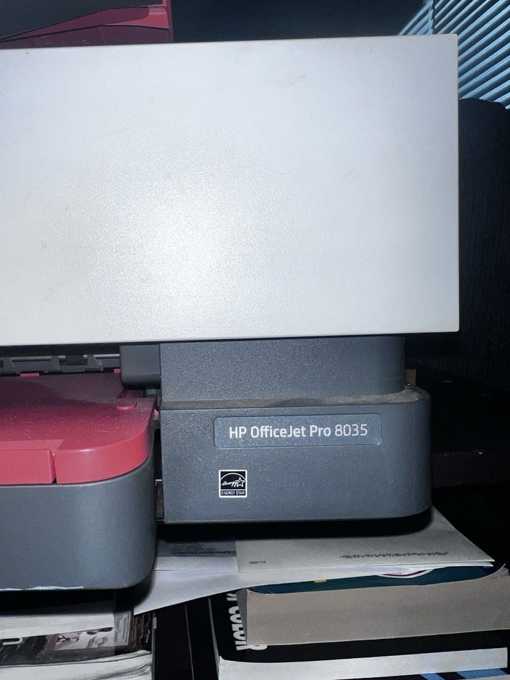 HP OfficeJet Pro 8035 All-In-One Inkjet Printer - Red 193424632275| eBay