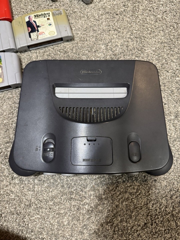 Nintendo 64 N64 Video Game Console Bundle Tested Working W/Games & 2 ...