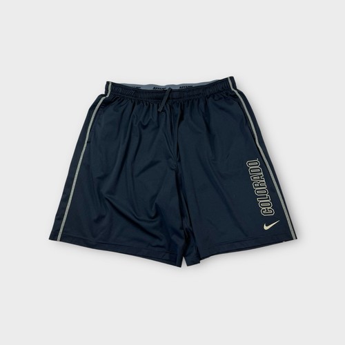 Black Nike Dri-Fit CU Colorado Buffaloes Athletic Basketball Gym Shorts ...