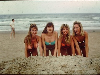 Spring Break 1990 South Padre Island TEXAS BIKINI GIRLS 35MM Slide (3605) | eBay