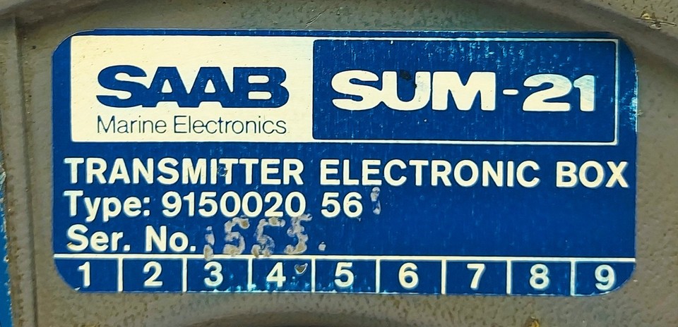 SABB Marine Electronics SUM-21 Transmitter Electronic Box 915002056 ...