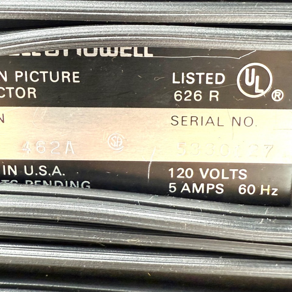 Bell & Howell Autoload 462A 8mm Film Projector **FOR PARTS OR REPAIR ...