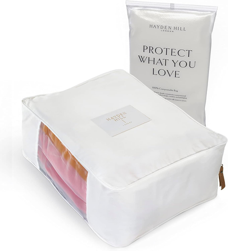 Sweater Storage Bag Cotton Moth Proof Closet Organizer Cashmere Holder ...