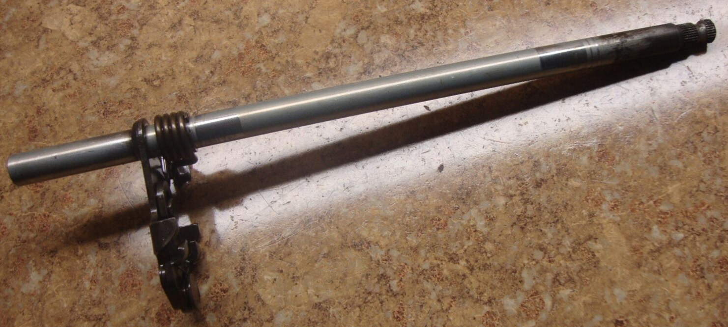 93 Honda CBR600 CBR 600 F2 Gear Shift Spindle Rod E9 1993 Spline Shaft ...