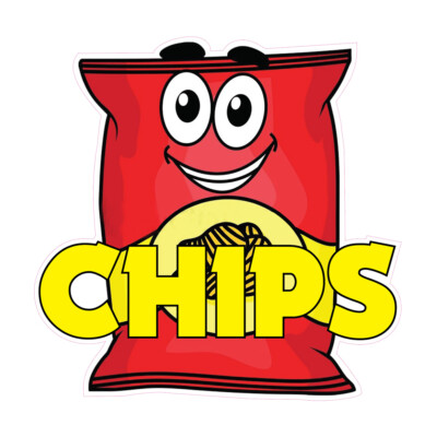 Food Truck Decals Chips Style A Restaurant & Food Concession Concession ...