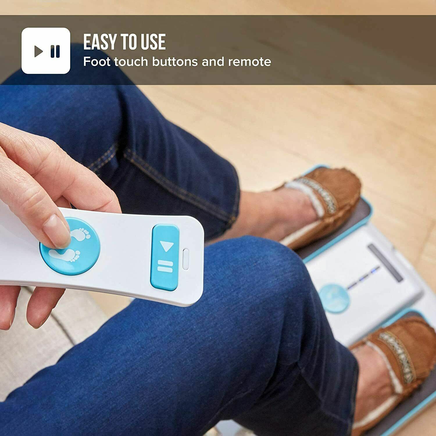 HoMedics Leg Exerciser Improve Circulation FOOT Mobility Reduce Joint ...