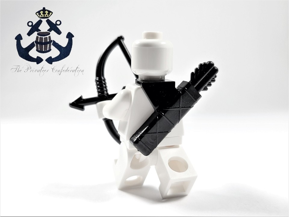 LEGO Castle / Western Black Bow & Arrow Quiver 4498 4499 For Archer ...