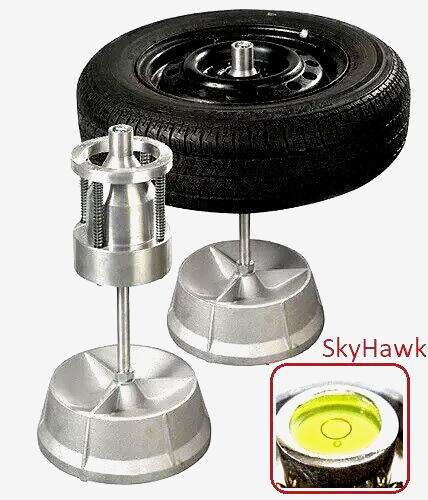 Portable Hubs Wheel Balancer W/ Bubble Level Wheel Circle Rims Tire ...