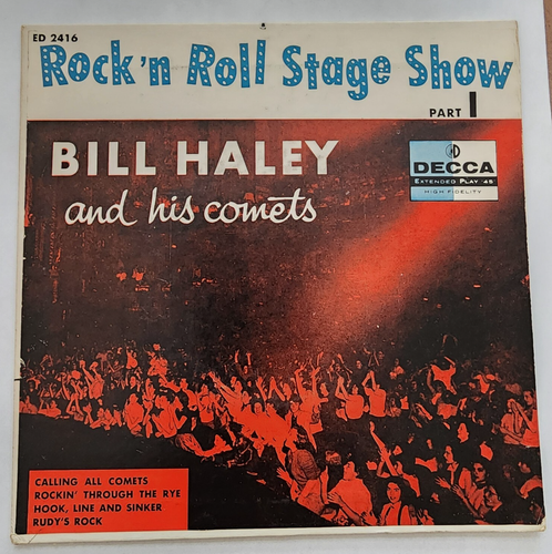 Bill Haley and his comets "Rock n' Roll Stage Show" Part I Decca EP ...