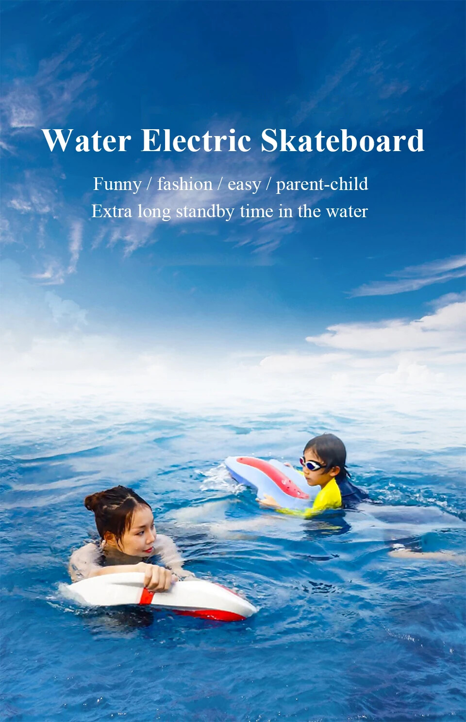 Electric Diving Surfboard Wakeboard Water Propeller SUP Board Swimming ...
