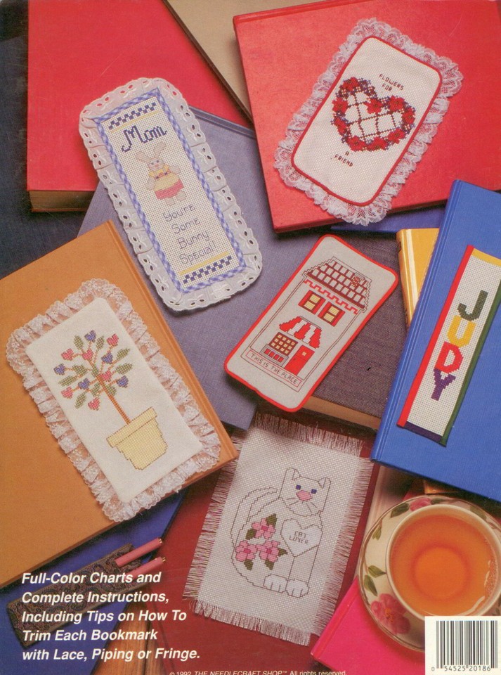 Bookmarks Cross Stitch Pattern - Needlecraft Shop - Judy Chrispens - 16 ...