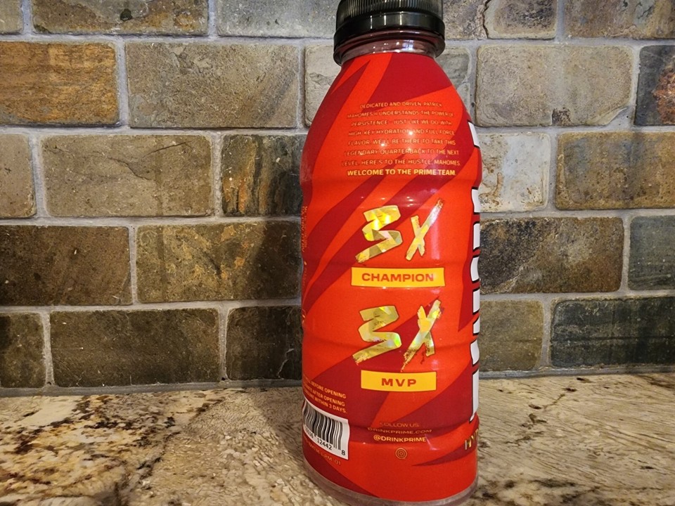 12 Pack Full Case Patrick Mahomes Prime Hydration | eBay