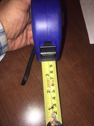TWO- 25' x 1" Tape Measure,Lock, Inches Metric Dual Ruler Belt Clip ...