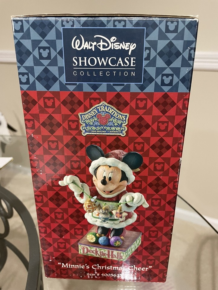 WALT DISNEY SHOWCASE COLLECTION JIM SHORE MINNIE'S CHRISTMAS CHEER ...