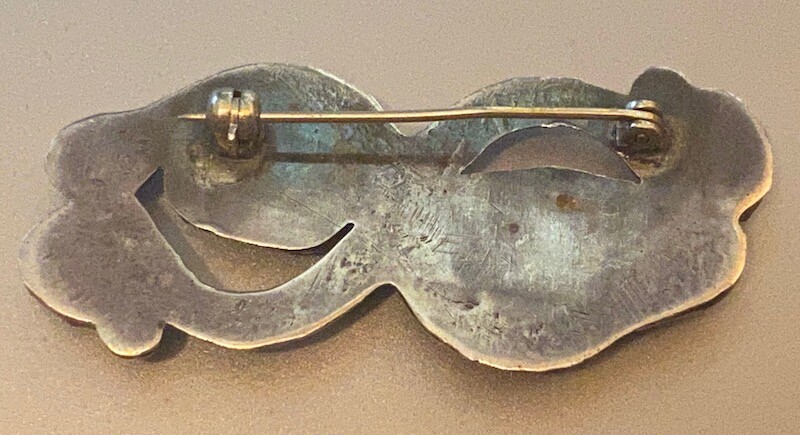 !Superb! Zuni attr Dan Simplicio or Juan Calavaza Snakes Pin Turquoise ...